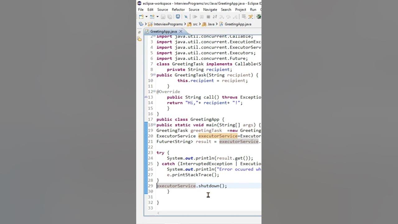 Java Executor Framework Explained Youtube