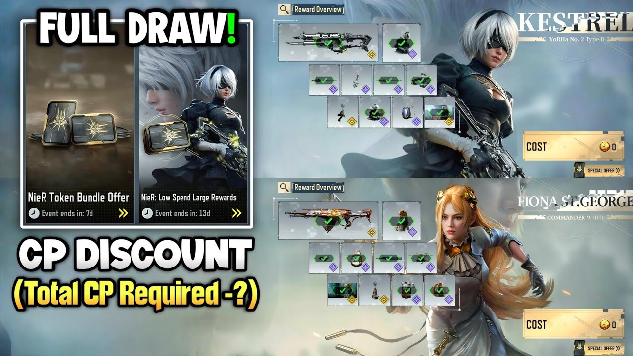 Nier Automata Draw CoDM: How Much CP You Really Need - YouTube