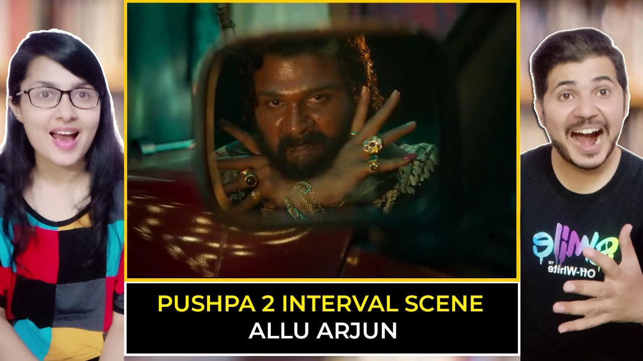 Couple Reaction on Pushpa 2 Movie Interval Scene | Allu Arjun - YouTube