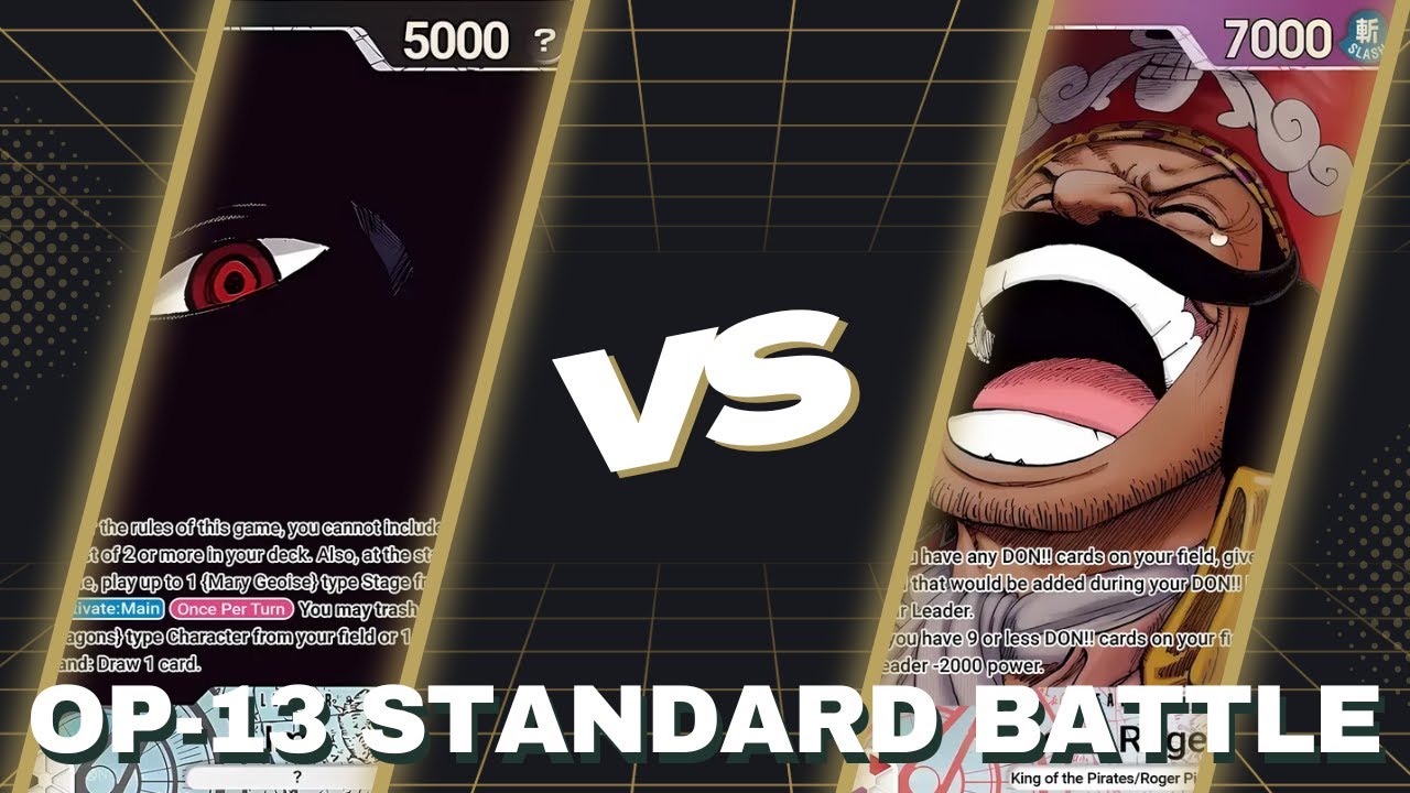 [OP13] OP13 Roger vs OP13 Imu | Standard Battle | One Piece Trading ...