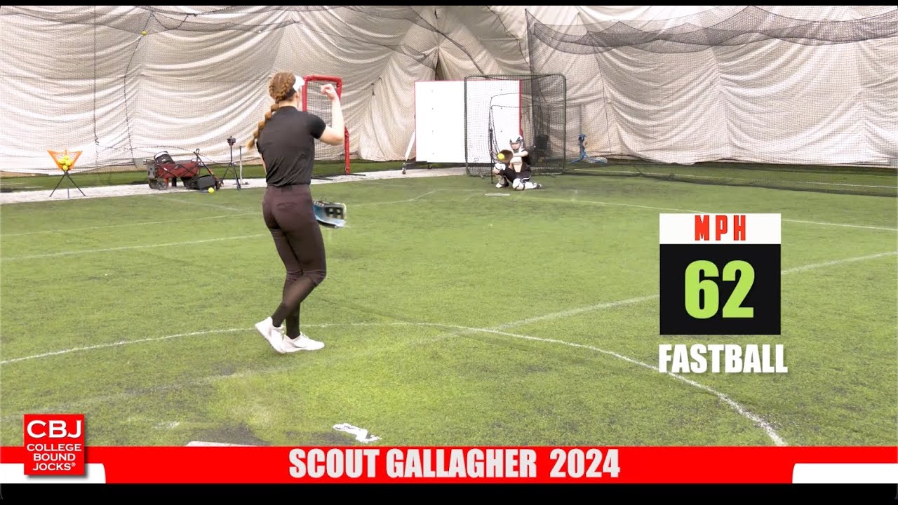 Scout Gallagher 2024 Pitcher/Catcher Softball Skills Video - YouTube