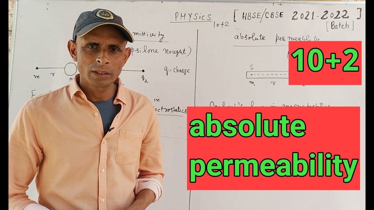absolute permittivity and absolute permeability /class 12 /physics 2021 ...