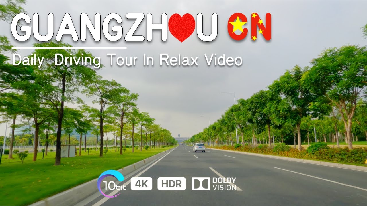 [Daily☀️] Guangzhou City, Huadu Driving Tour, Stress-Relieving Drive ...