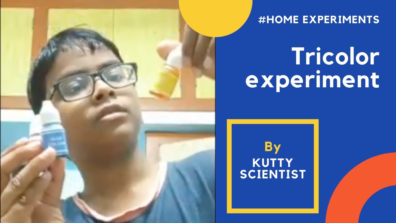 Tricolor science experiment for Kids in Tamil | By kutty scientist ...