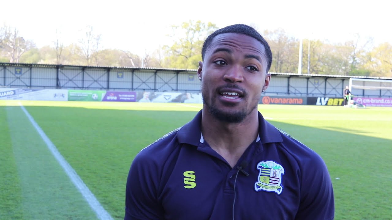 INTERVIEW | Justin Donawa on his perfect hat-trick against Yeovil - YouTube