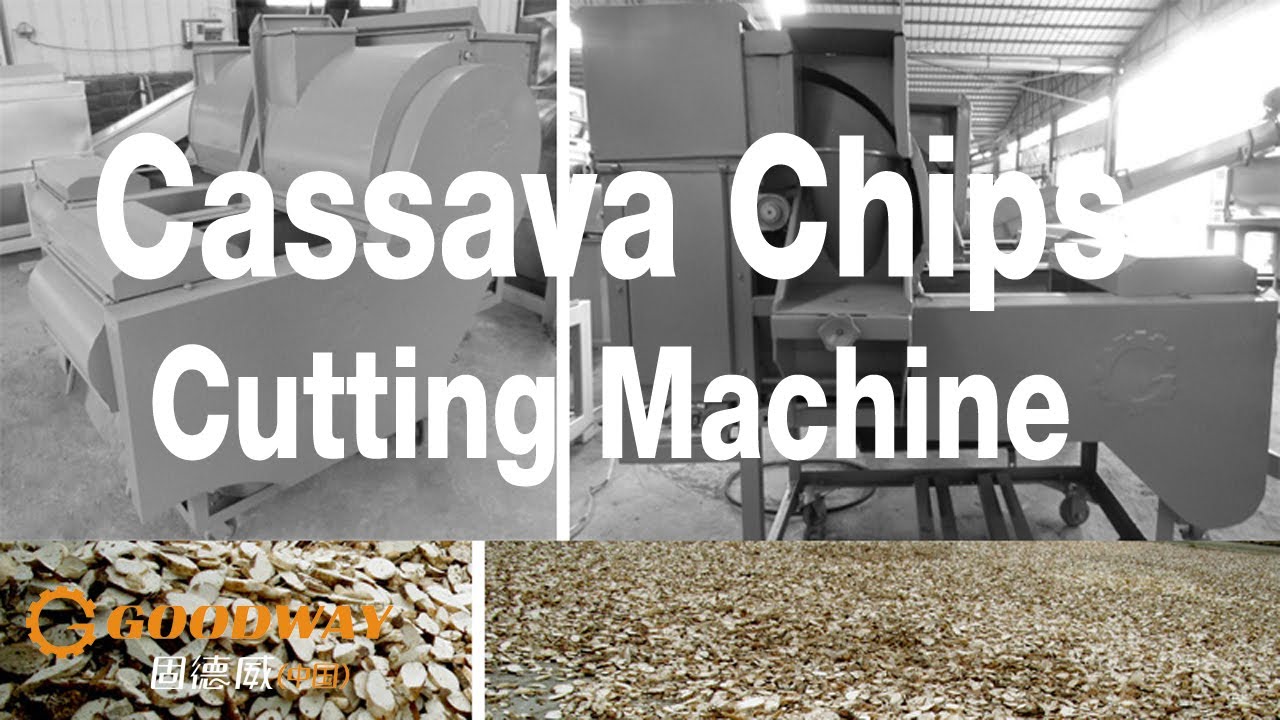 Cassava Chips Making Machine Cassava Chipper - YouTube