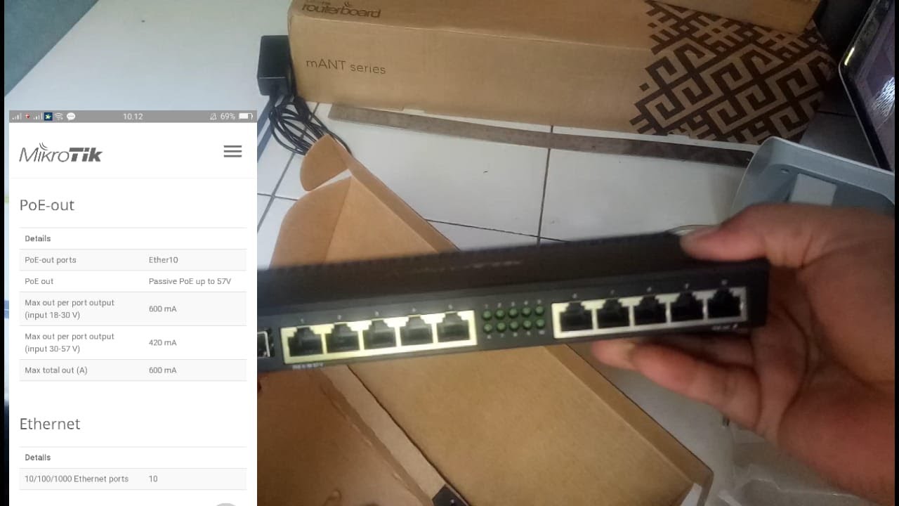 RouterBoard RB4011iGS+RM - same as in our carrier grade RB1100AHx4 unit ...