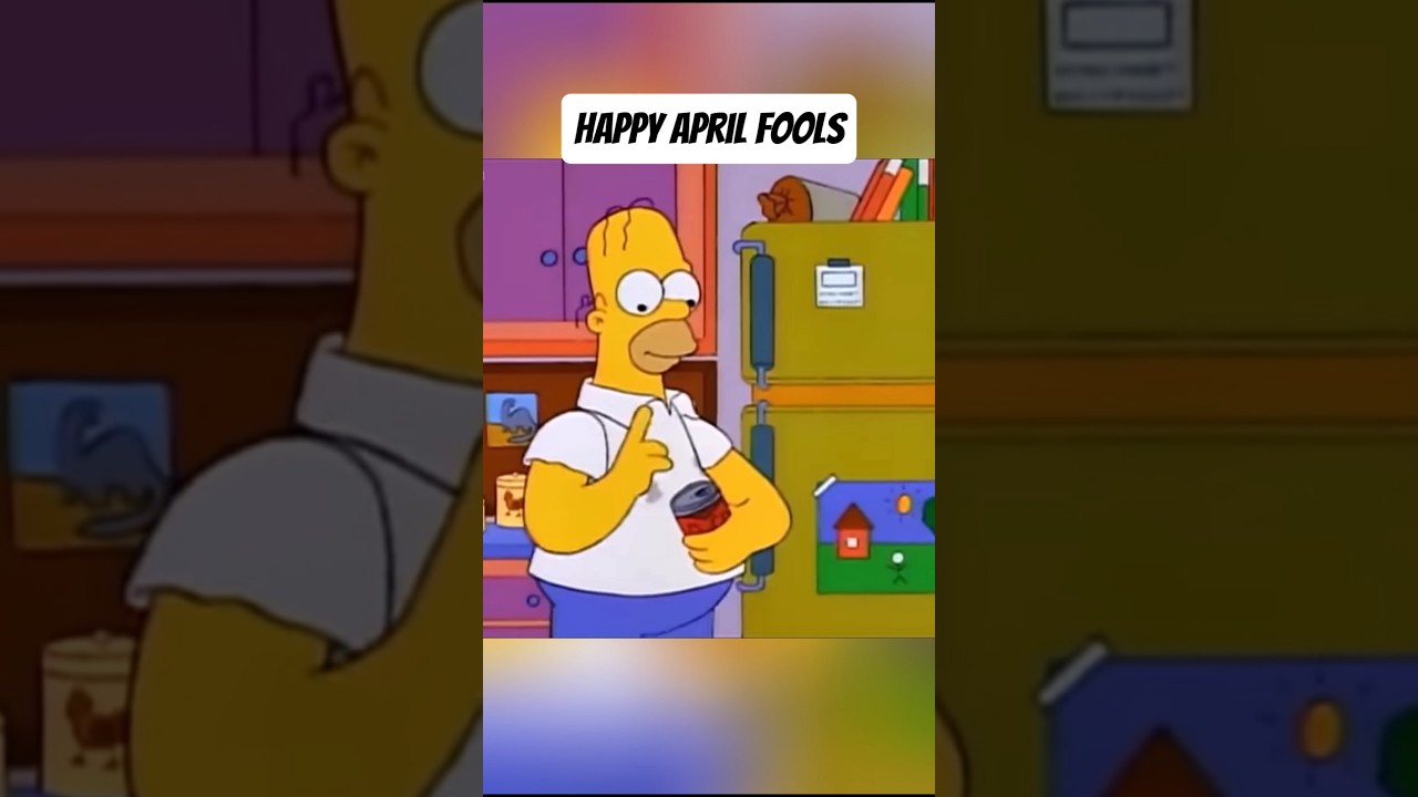 Happy April fools #Simpsons #aprilfool - YouTube