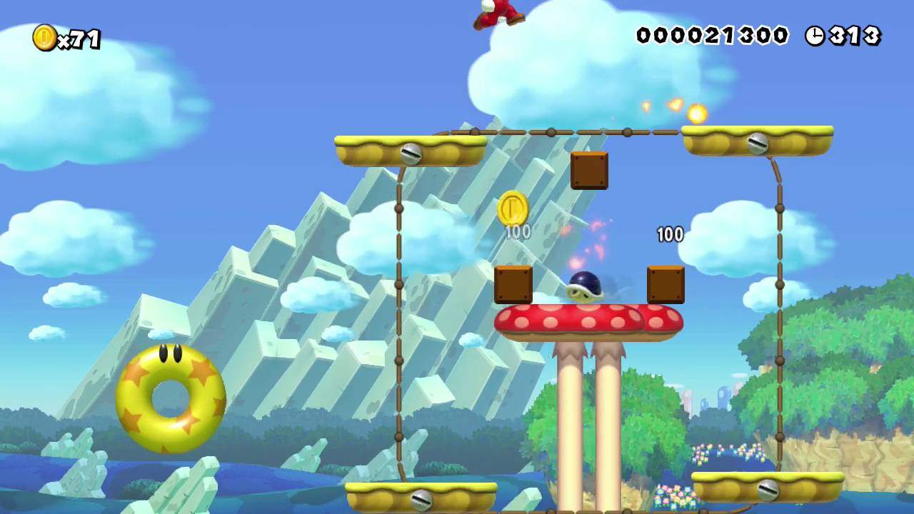 Super Mario Maker - Shaun's Mossy Mole Mischief event course and ...