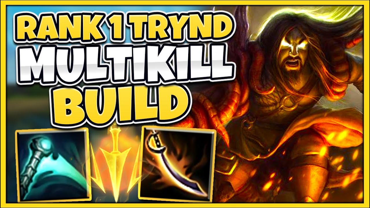 #1 TRYNDAMERE WORLD THE BEST 1V5 BUILD (TAKE ON EVERYONE) - League of ...