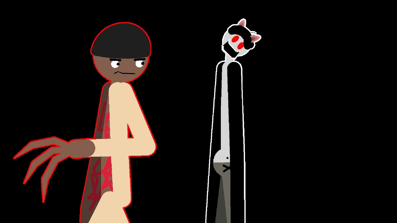 skitzo the bear vs scp 76-2 (stick nodes animation) - YouTube