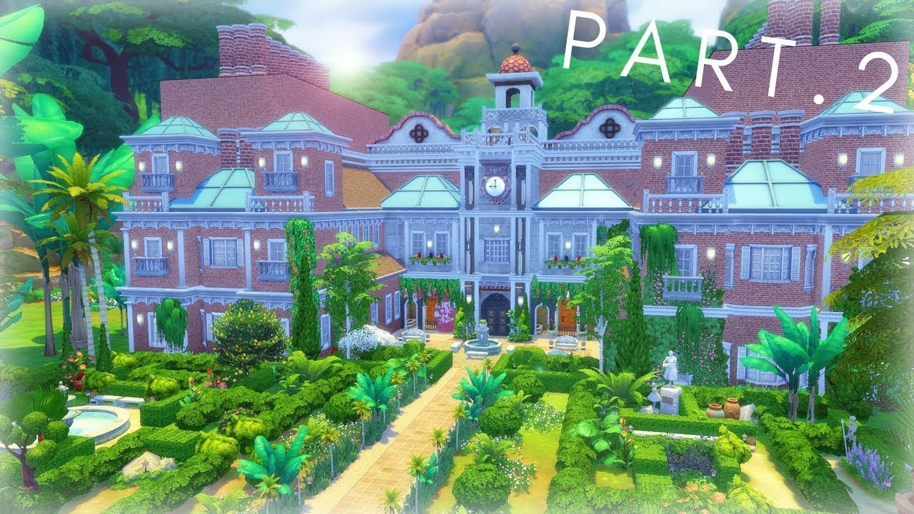CROFT MANOR (PART. 2) | Speed Build FR | Les Sims 4 - YouTube