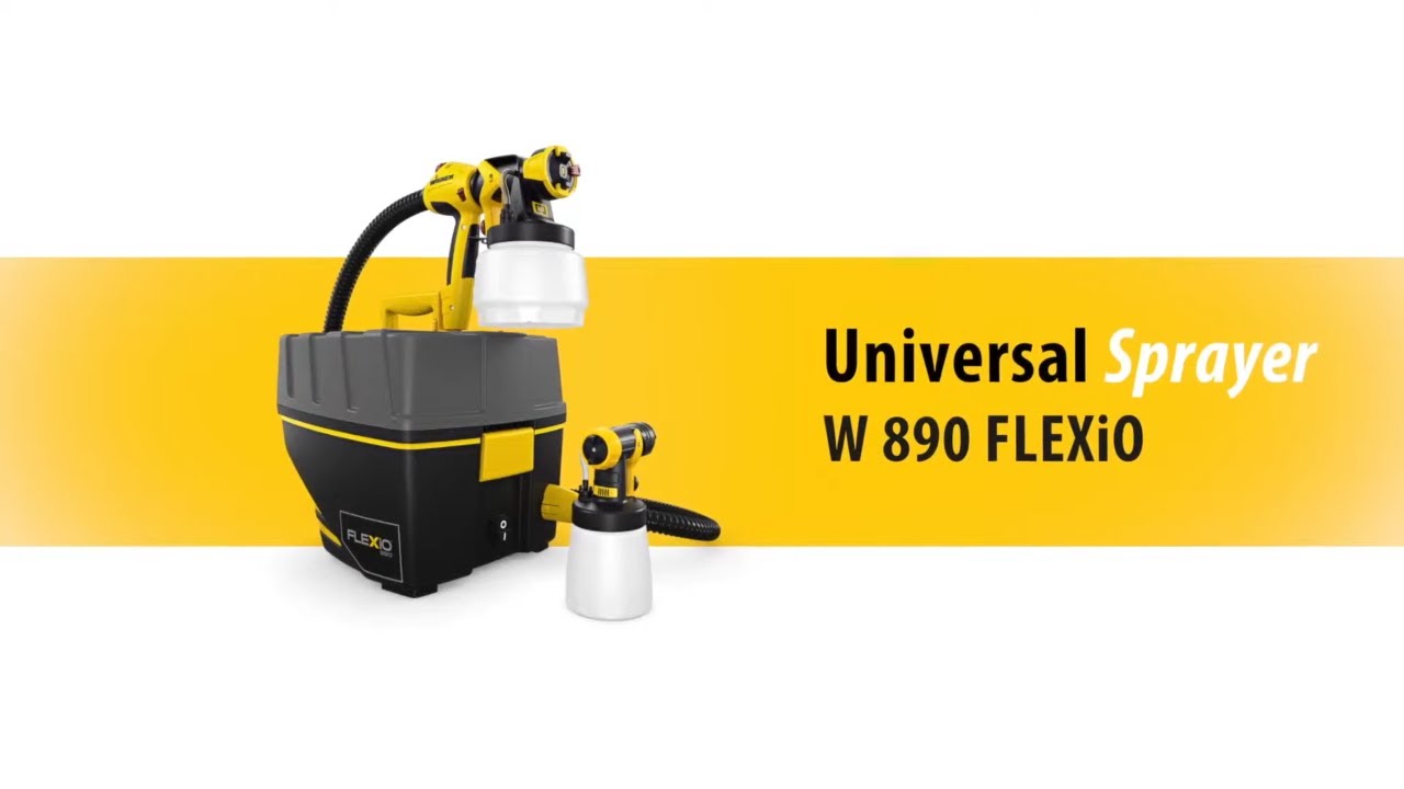 WAGNER Universal Sprayer W 890 FLEXiO | Instrucciones - YouTube