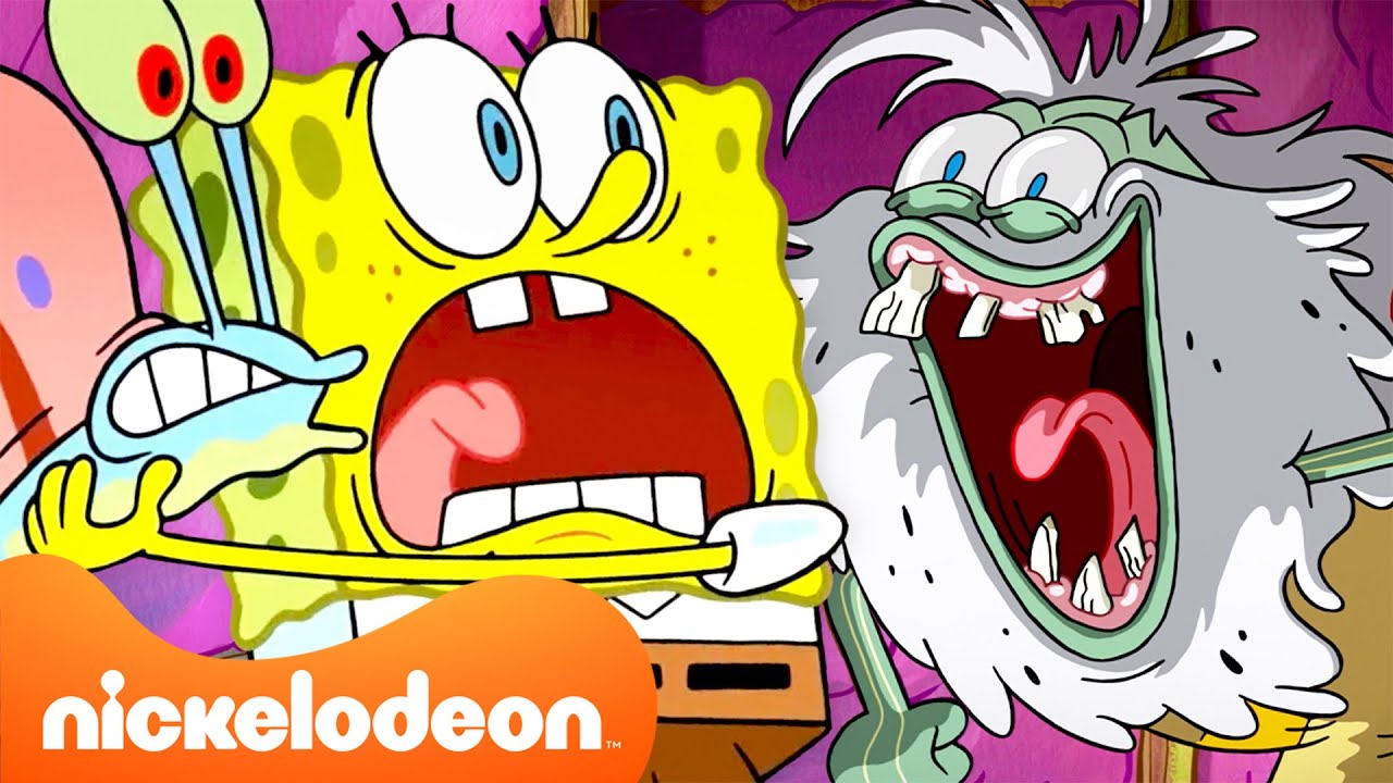 Bob Esponja encontra um cara morando na casa dele… literalmente 😳 ...