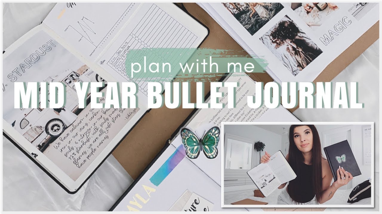 starting a mid year bullet journal 2020 + memory journal diy - YouTube