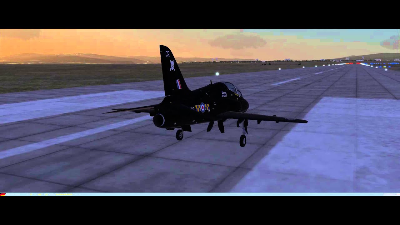 HAWK Dusk Takeoff and Landing Practice - YouTube