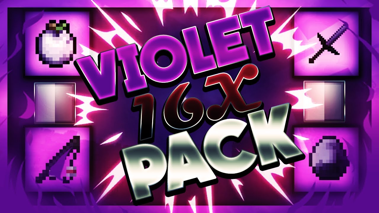 Minecraft PvP Texture Pack - Violet 16x Pack ( FPS ) - ?? [1.7/1.8 ...
