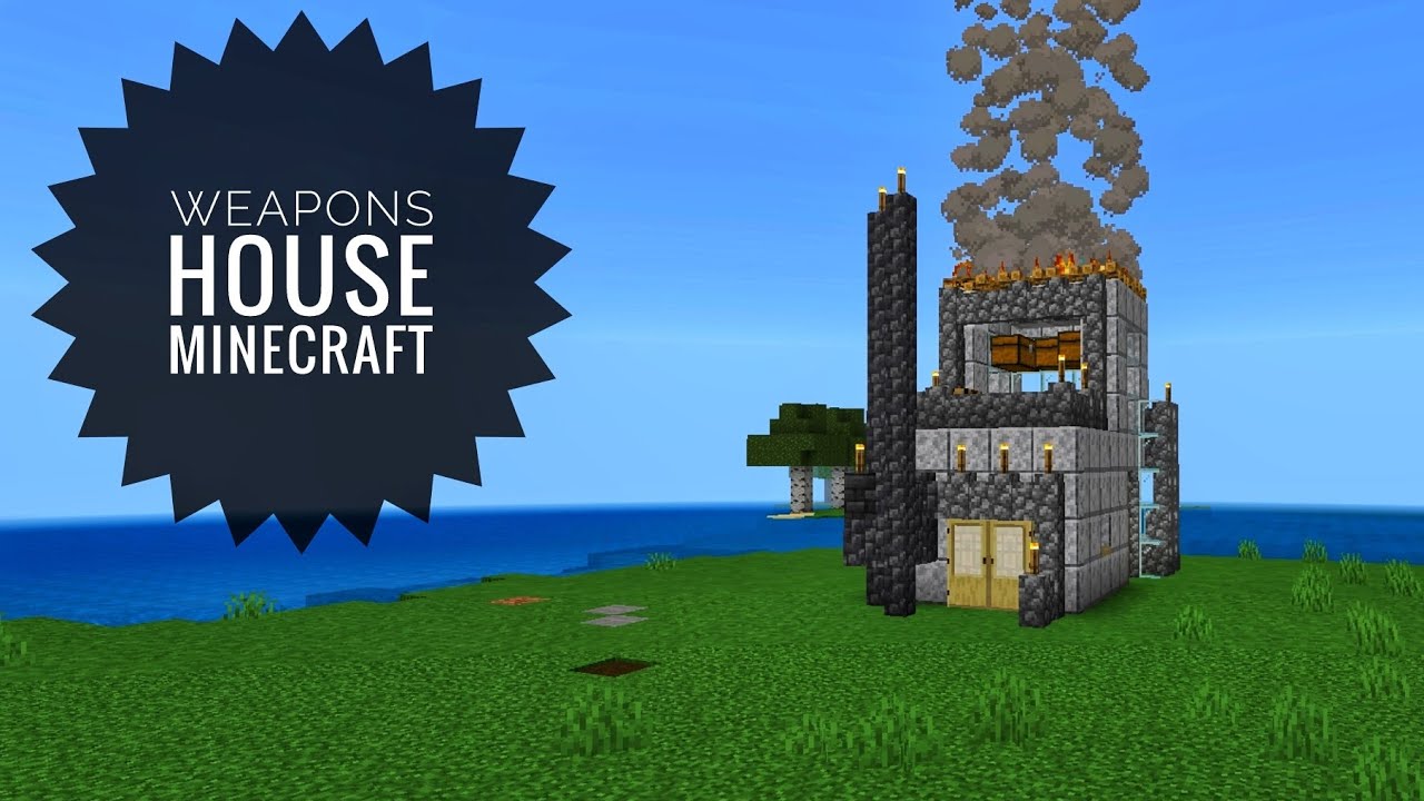 Weapons house Create Minecraft || Survival World #minecraft #gaming # ...