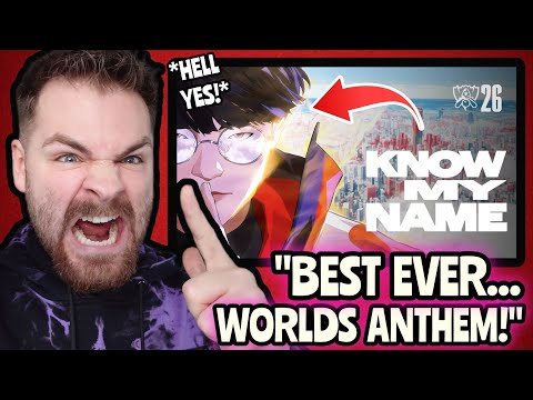 KNOW MY NAME - True Damage (Official Music Video) | LEAGUE OF LEGENDS Worlds 2026 Anthem | REACTION!