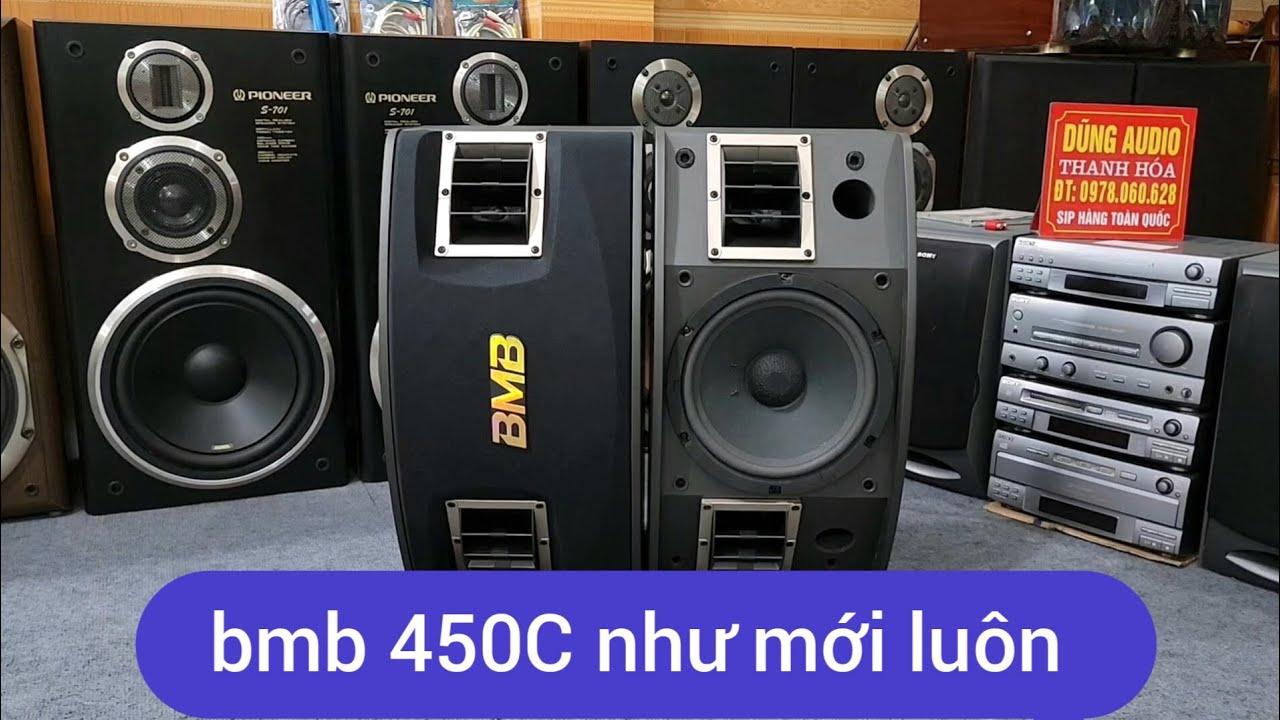 Test BMB 450C các bác vào xem độ mới của BMB 450c .lh ☎️ dũng audio TH ...