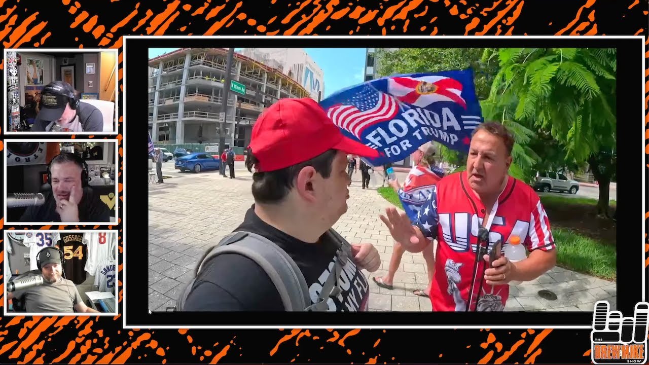 Hilarious Troll Annoys People at Florida Trump Rally - YouTube