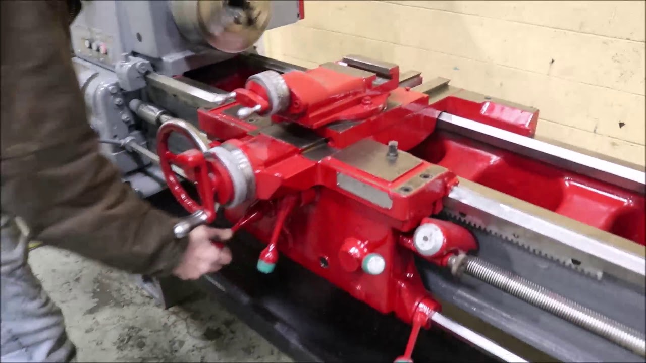 19" x 45" CINCINNATI ENGINE LATHE: STOCK #72769 - YouTube