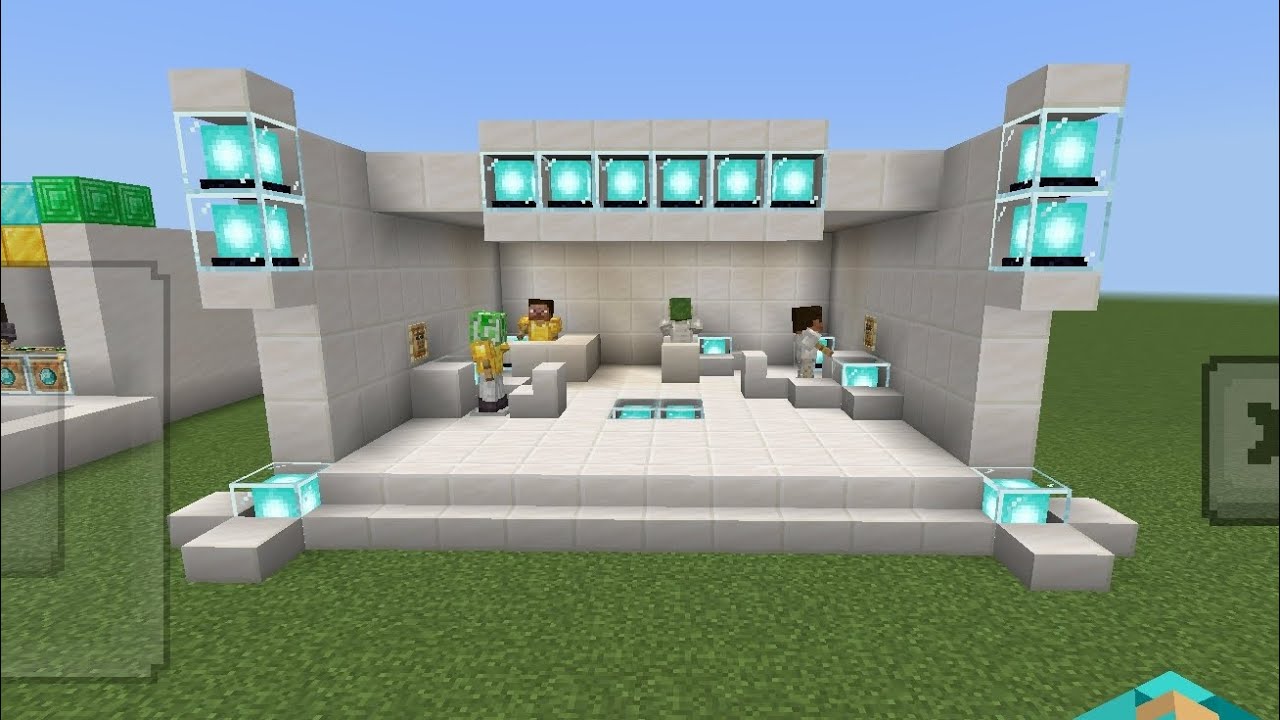 cara membuat warnet masa depan di minecraft - YouTube
