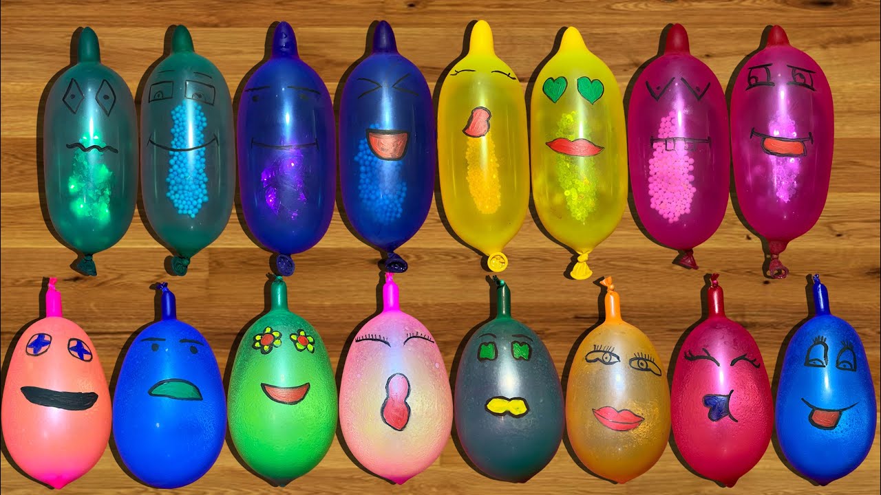 Mixing Slime🌈 With Funny🎈Balloons - Satisfying Slime ASMR Video 37 ...