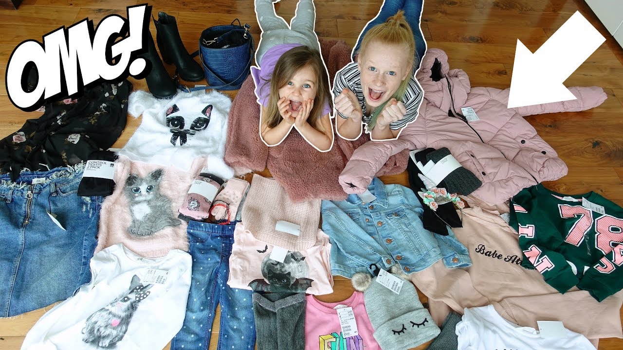 HUGE AUTUMN CLOTHES SHOPPING HAUL | Family Fizz - YouTube
