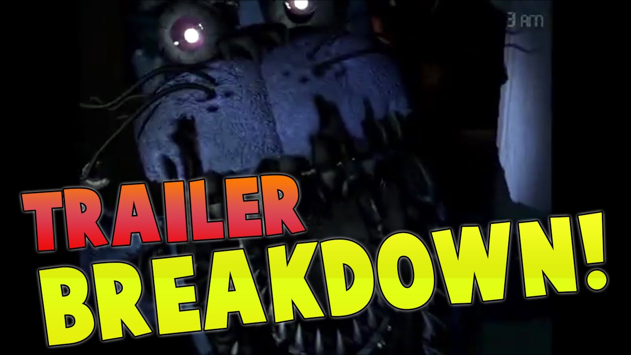 Five Nights At Freddy's 4 OFFICIAL TRAILER BREAKDOWN! [MINI-GAME ...