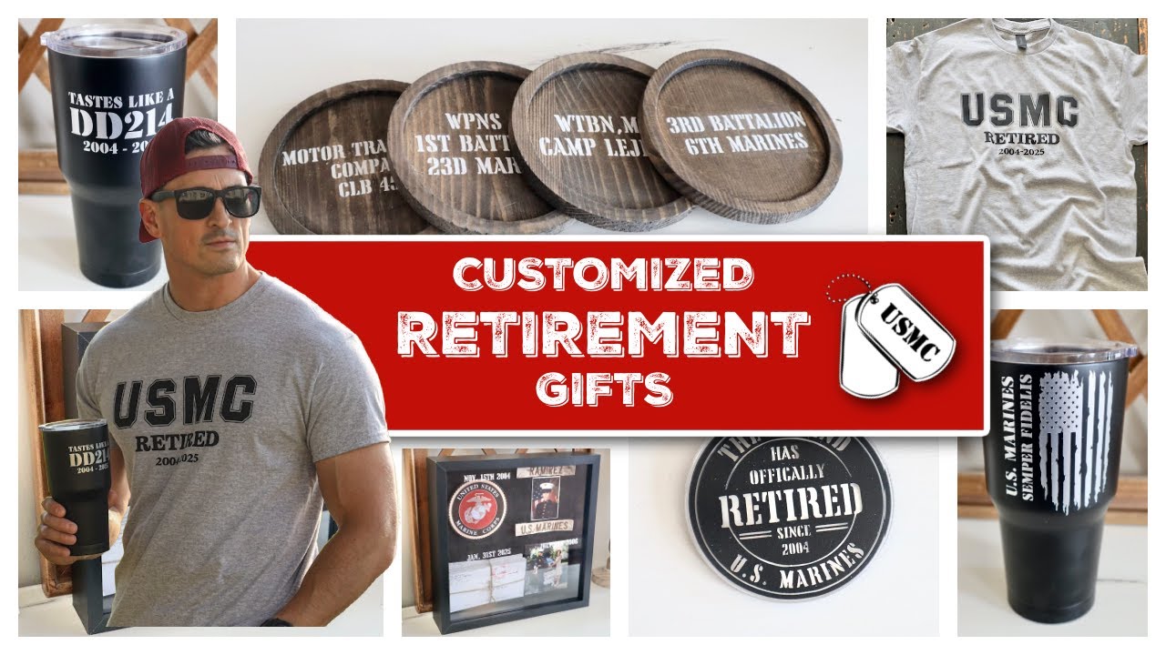 DIY Retirement Gifts | Customized Marine Corps Retirement Gift Ideas ...