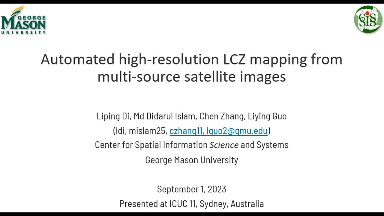 Automated high-resolution LCZ mapping from multi source satellite ...