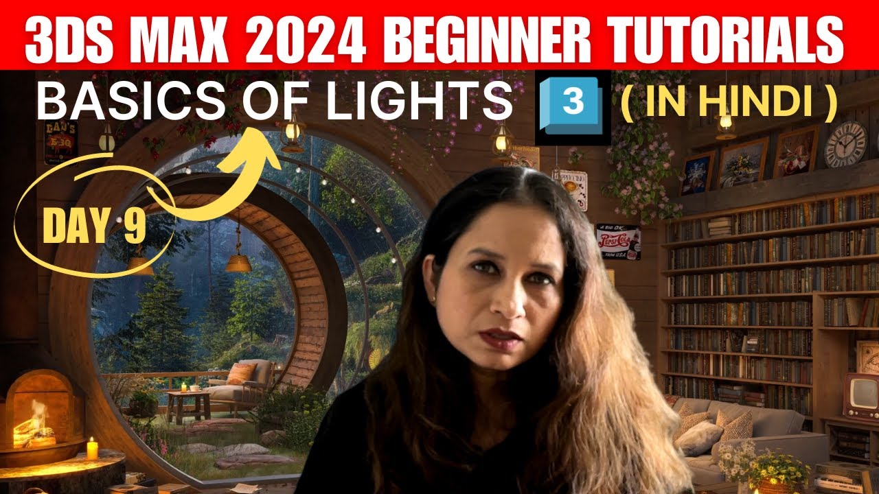 Basics Of Lights In 3DS MAX 💡📸: 3ds Max 2024 Beginner Tutorial - Day 9 - YouTube