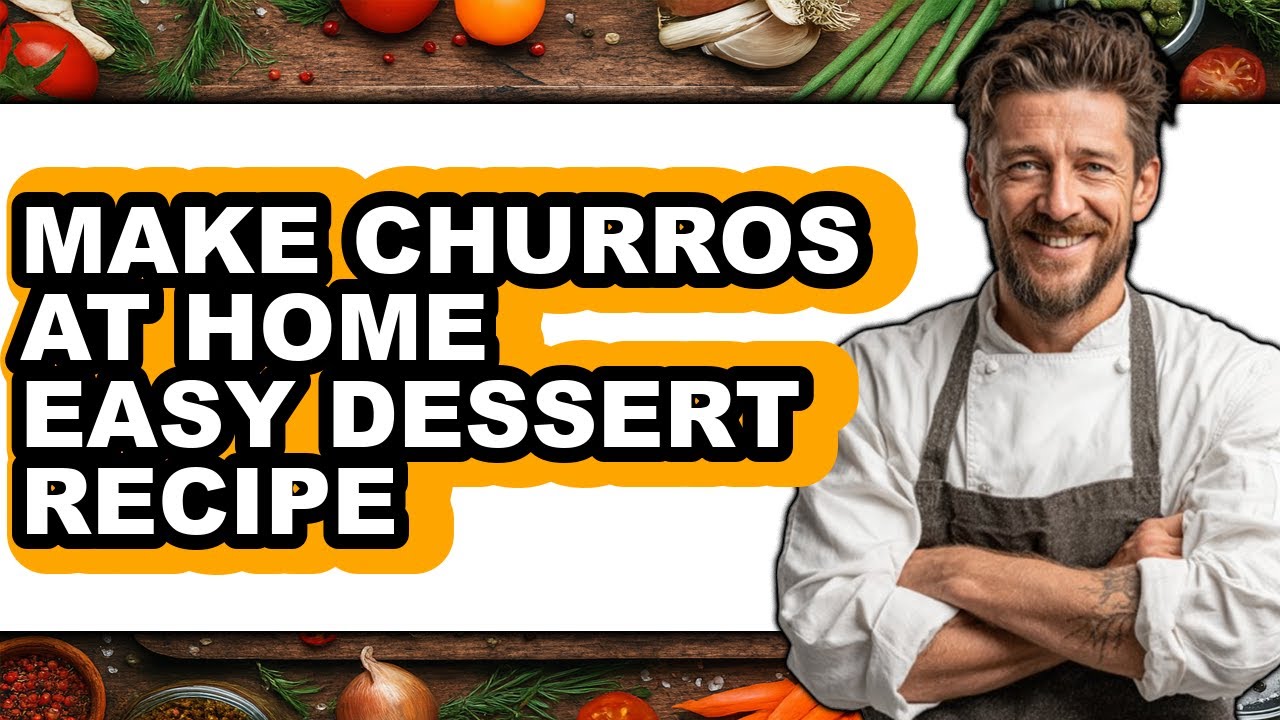 How To Make Churros At Home Easy Dessert Recipe - Step By Step - YouTube