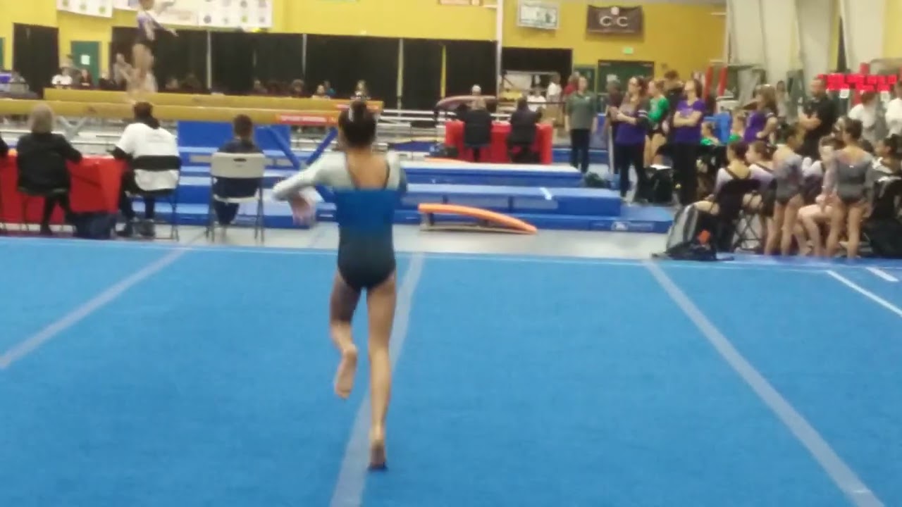 Morissa Hall USAG level 7 gymnastics 12/2017 - YouTube