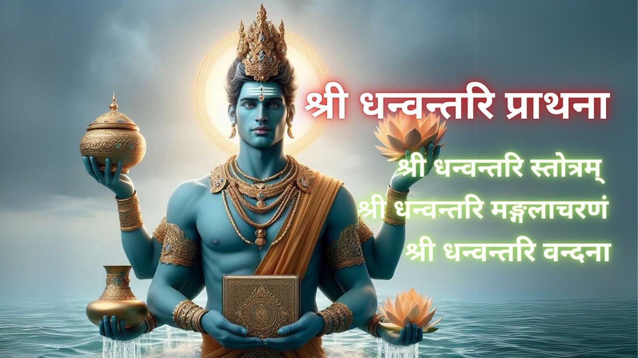 Dhanvantari Prayers | Stotram, Vandana & Mangalacharan - YouTube