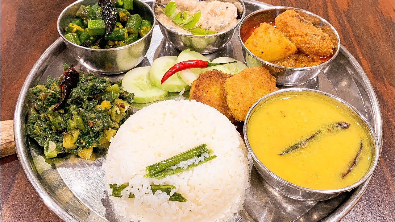 Authentic Odia Thali | Traditional Odia Veg Meal You Must Try! - YouTube