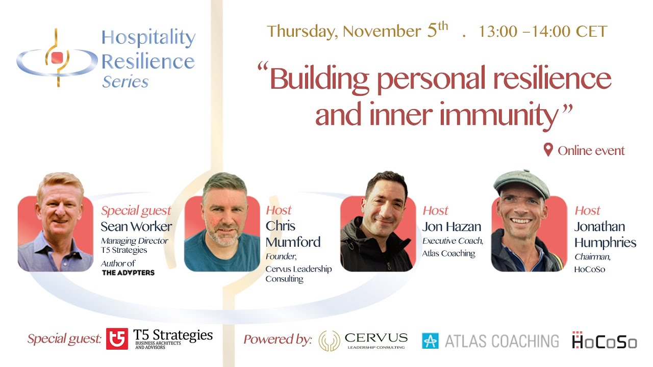 "Building personal resilience and inner immunity" - The Hospitality ...