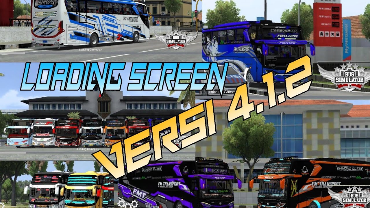Update..‼️Loading Screen Bussid versi 4.1.2 terbaru 🤩💯, (Bus simulator ...