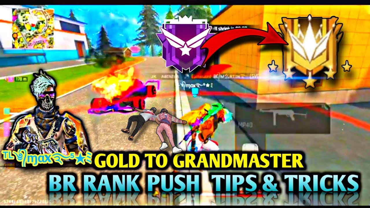 BR RANK PUSH GOLD TO GRANDMASTER TOP1 | BR RANK PUSH TIPS AND TRICKS ...