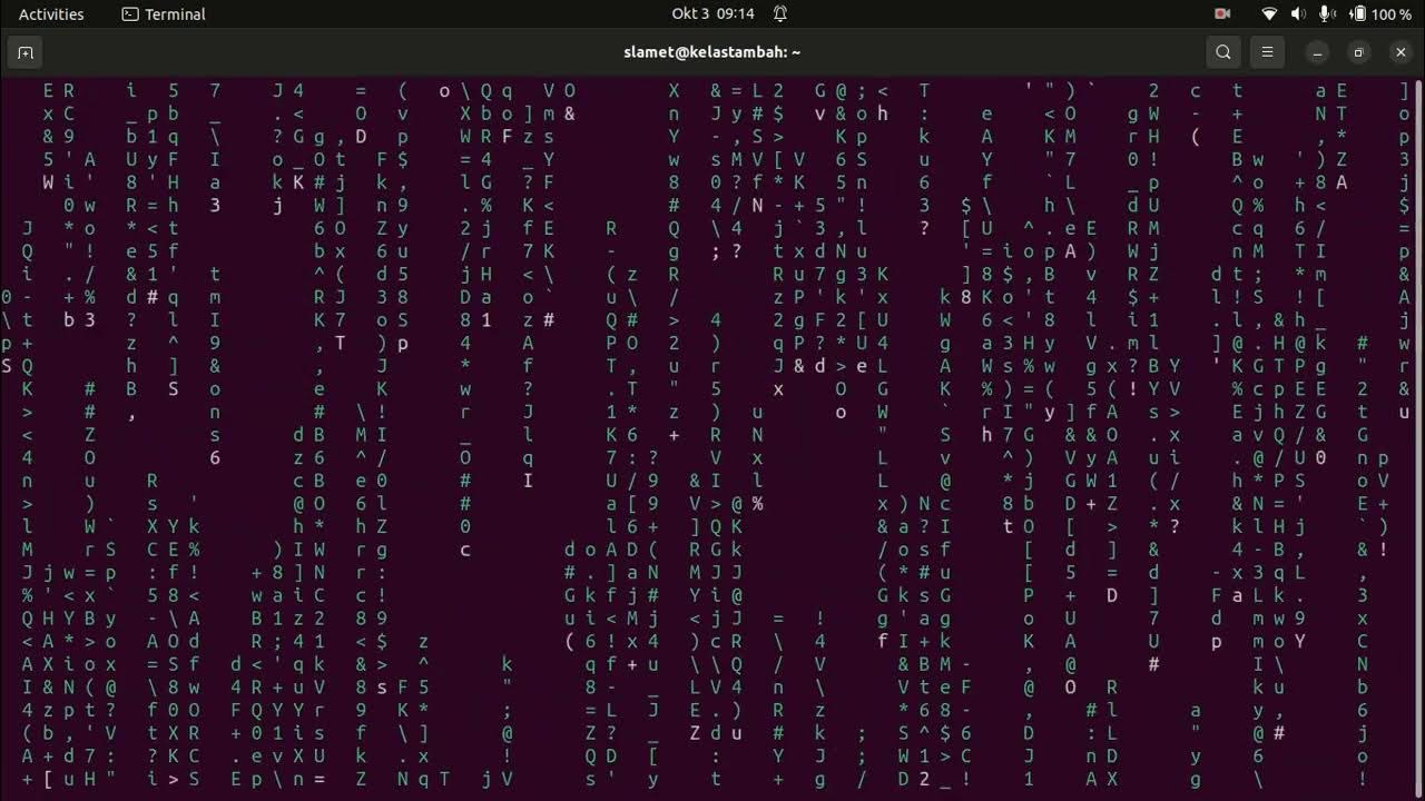 MATRIX - HAL MENYENANGKAN YANG DAPAT DILAKUKAN DI TERMINAL LINUX - YouTube