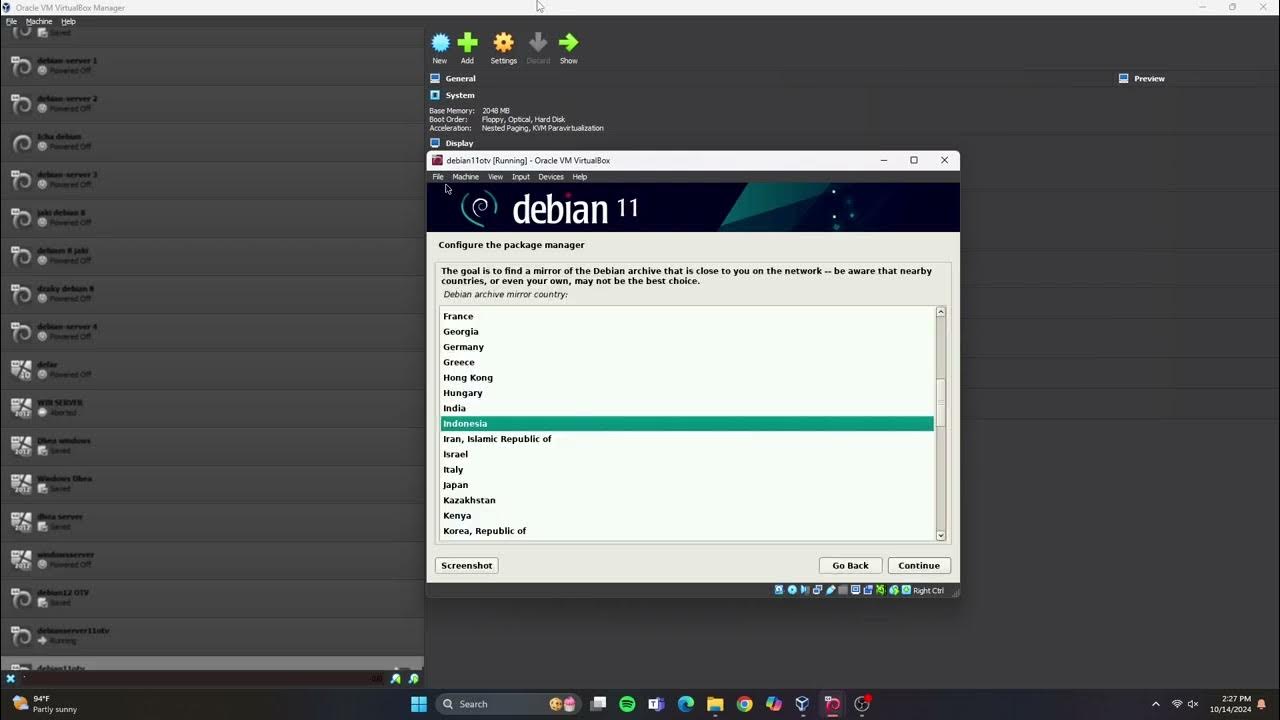 Tutorial Instalasi Sistem Operasi Debian pada VirtualBox dan Remote Server Menggunakan Protokol ...