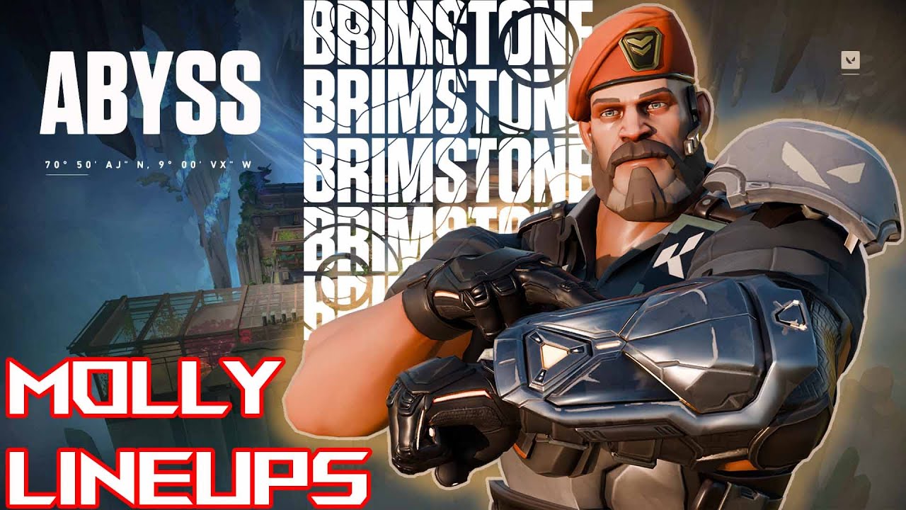 Abyss || New Map || Brimstone Molly Lineups || Valorant || New Update ...