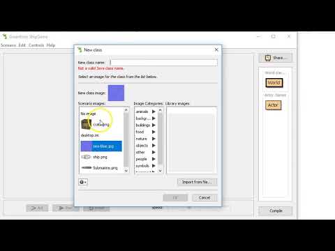 Greenfoot 1 Adding a Background - YouTube