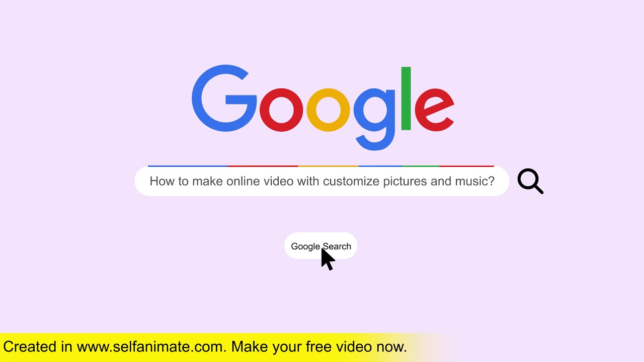 Google Search Logo - Intro video for YouTube channel - No Copyright ...