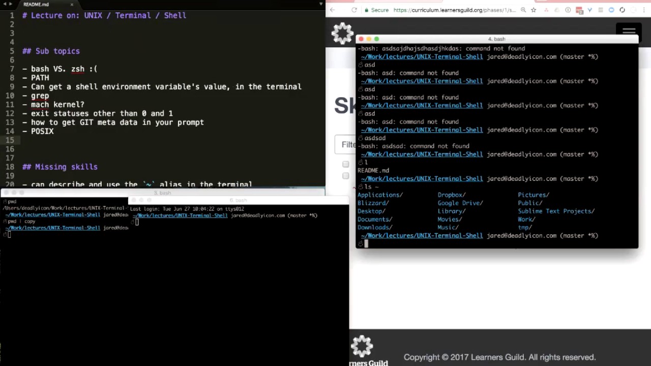Unix Terminal Shell Bash Youtube