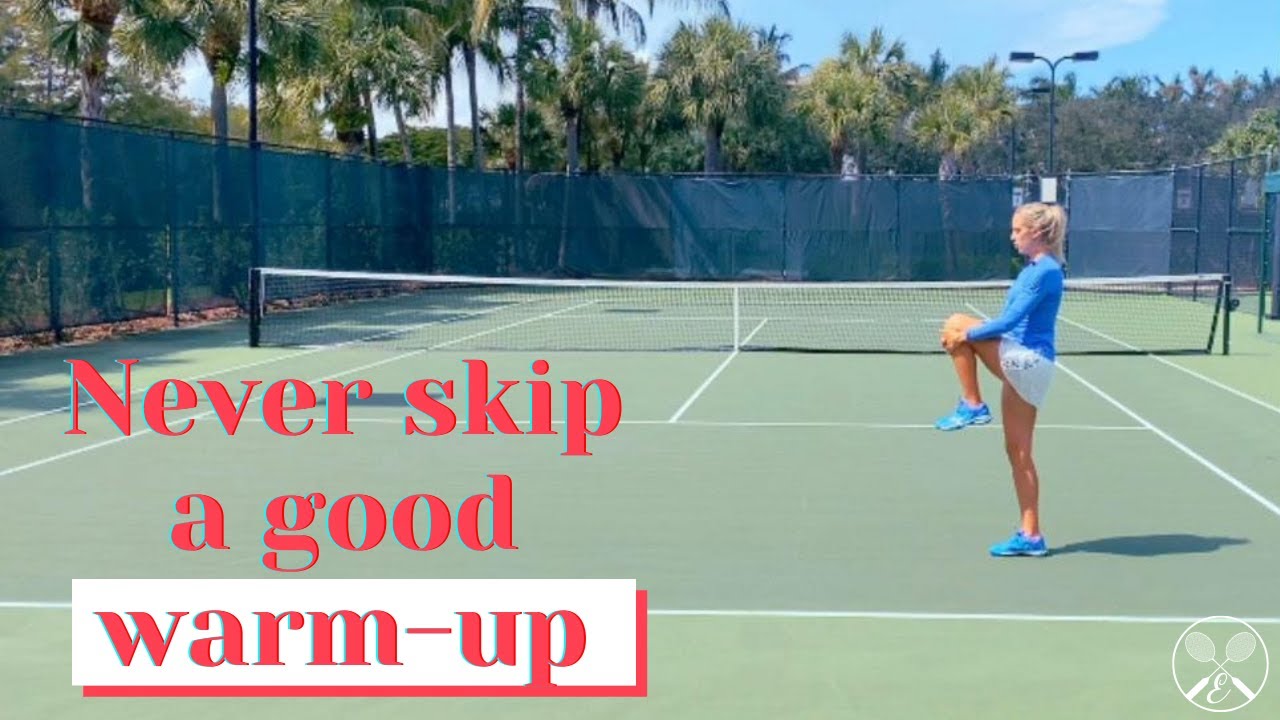 Tennis Warm Up Routine With Coach Ema - YouTube