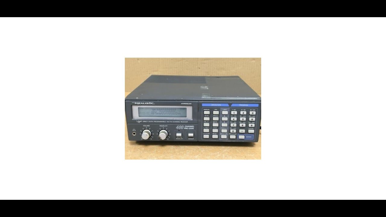 A quick look at the Realistic Pro 2006 - YouTube