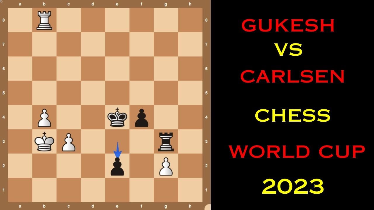 Gukesh Vs Carlsen I Chess World Cup 2023 I India #1 Vs World #1 - YouTube