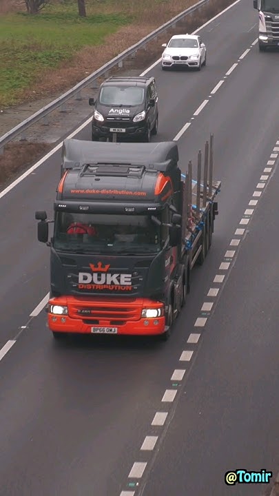 SCANIA R450 - DUKE Distribution #truckspotting #tomir - YouTube
